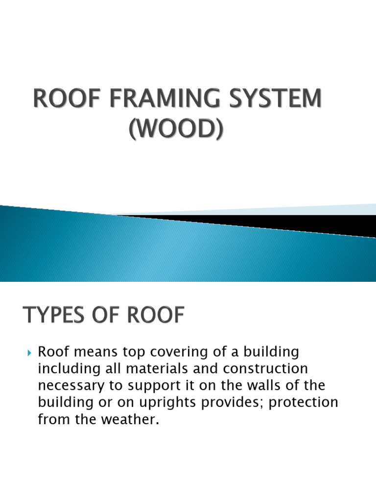 Roof Framing System | PDF
