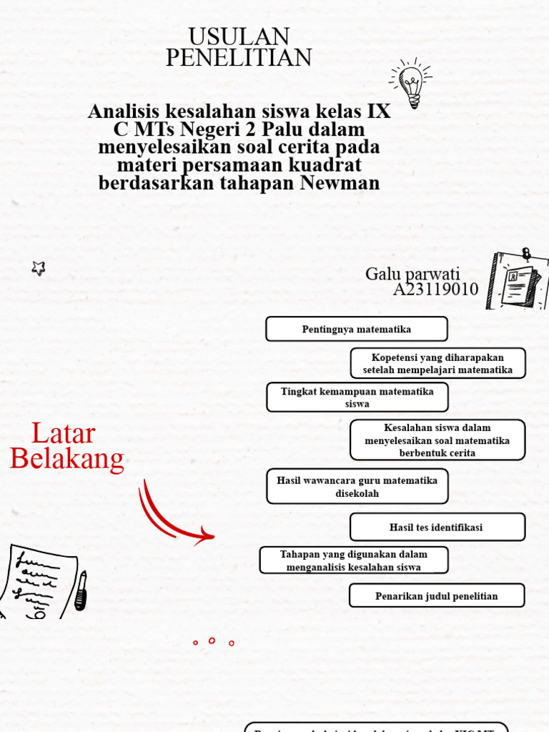 Proposal Galu | PDF