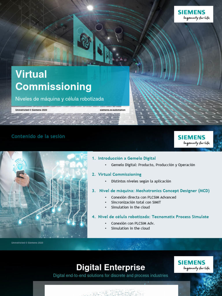 Virtual Commissioning Presentacion | Descargar gratis PDF | Computación ...