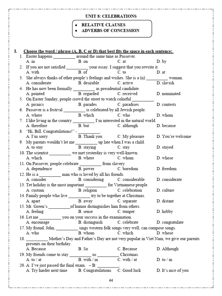 Unit 08 | Download Free PDF | Christmas