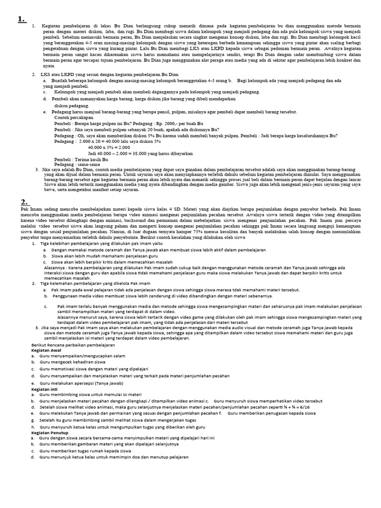 Jawaban Tap | PDF | Karier & Perkembangan | Pengembangan Diri