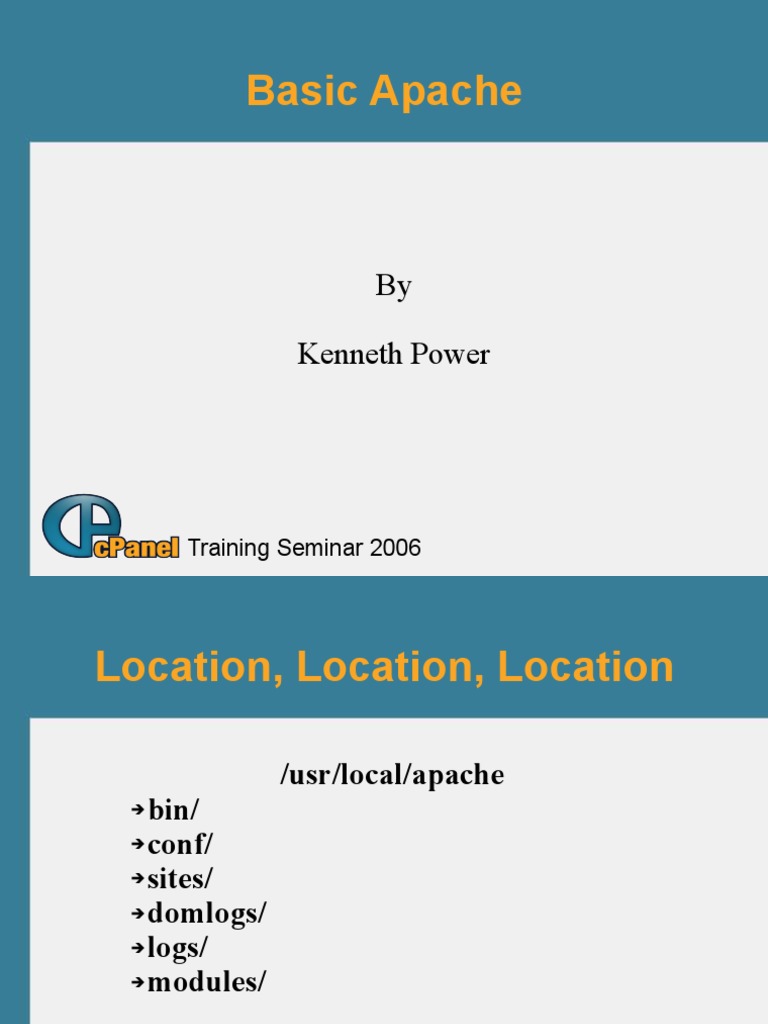 Basic Apache: by Kenneth Power | PDF | Php | Apache Http Server Basic Apache: by Kenneth Power | PDF | Php | Apache Http Server