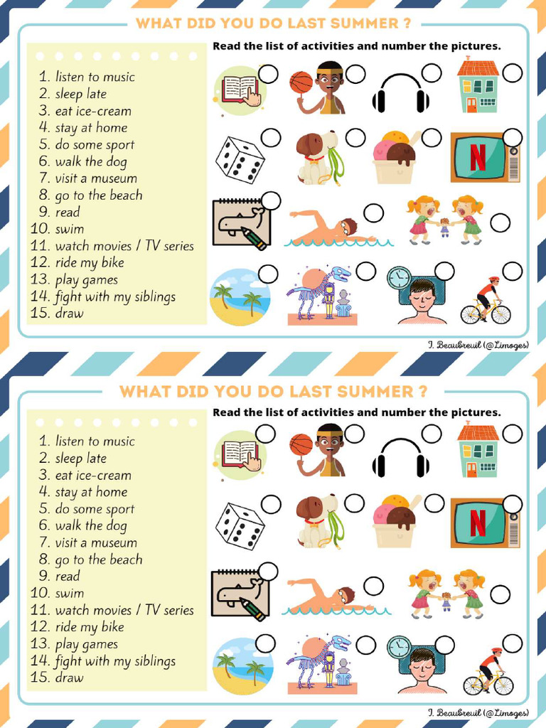 HOW WAS YOUR SUMMER - 3e | PDF