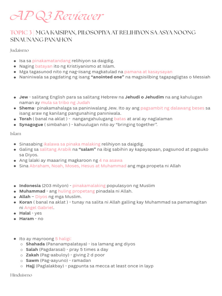 AP Q3 Reviewer - 20240406 - 224903 - 0000 | PDF