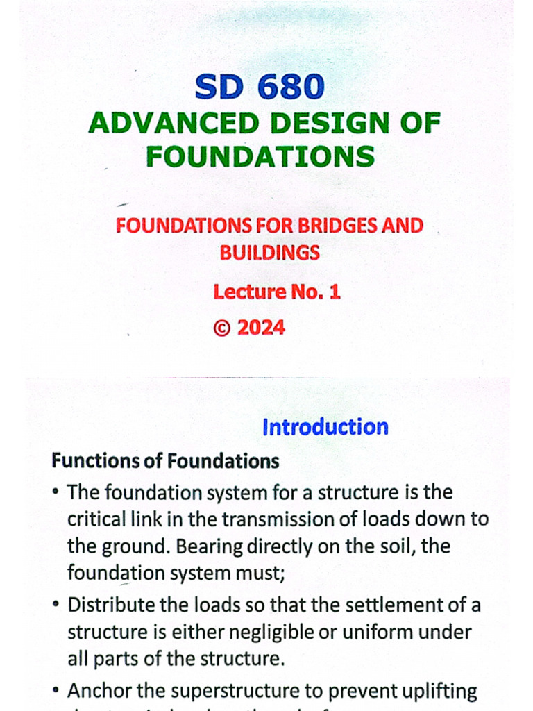 Foundation SD 680 | PDF