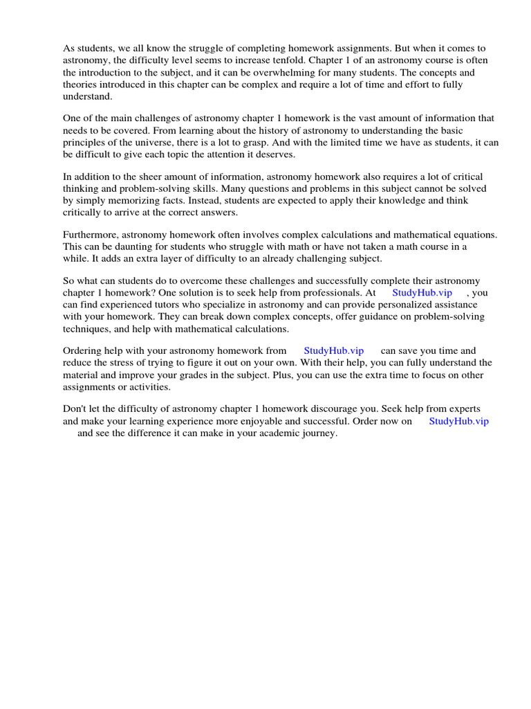 Astronomy Chapter 1 Homework | PDF | Milky Way | Stars Astronomy Chapter 1 Homework | PDF | Milky Way | Stars