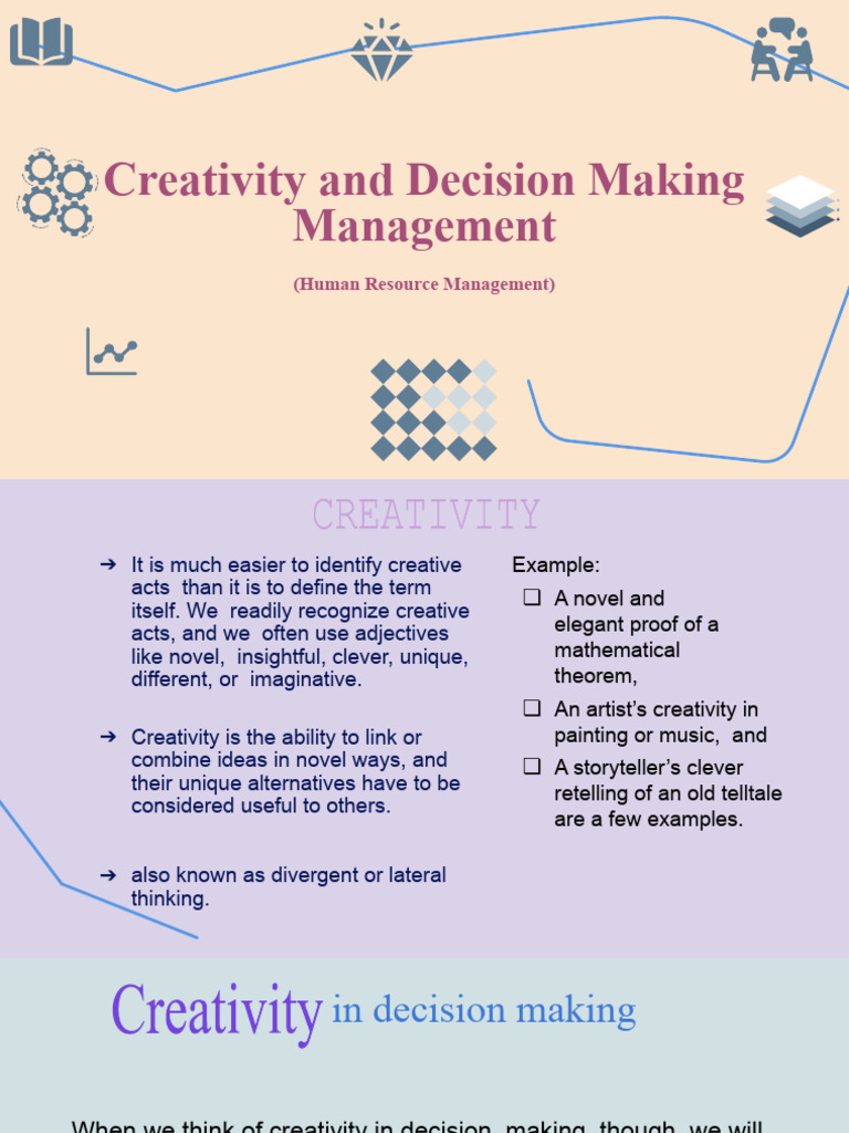 Class Presentation On Creativity | PDF | Creativity | Decision Making