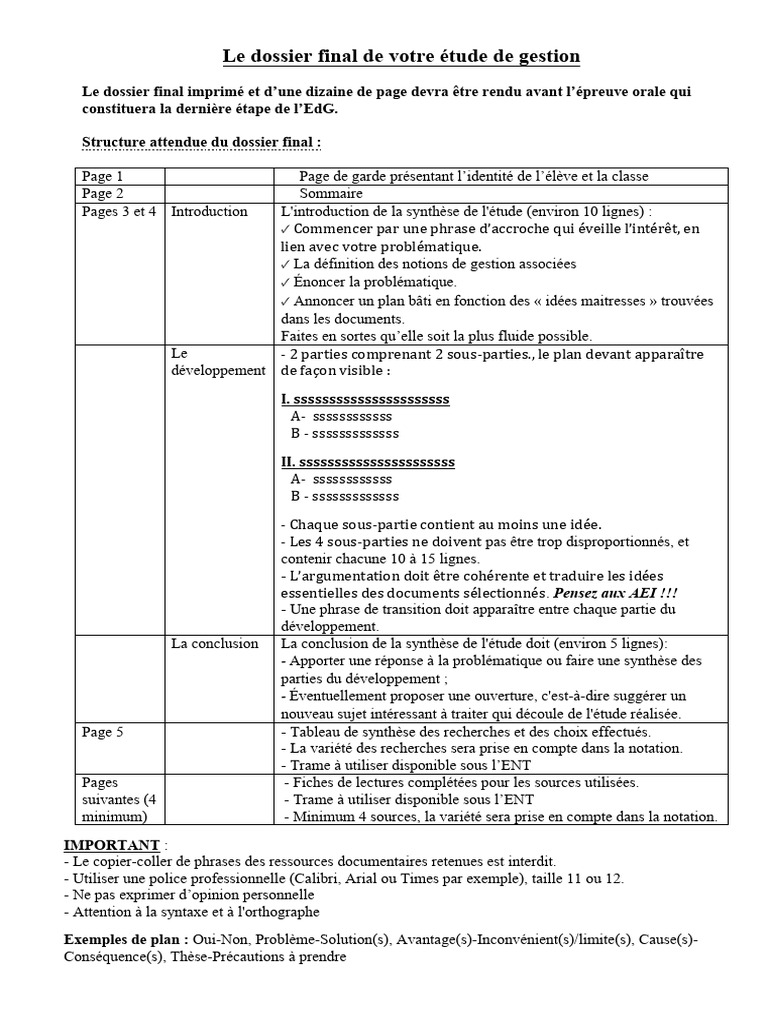 Explications Dossier Final | PDF | Arts du langage et discipline