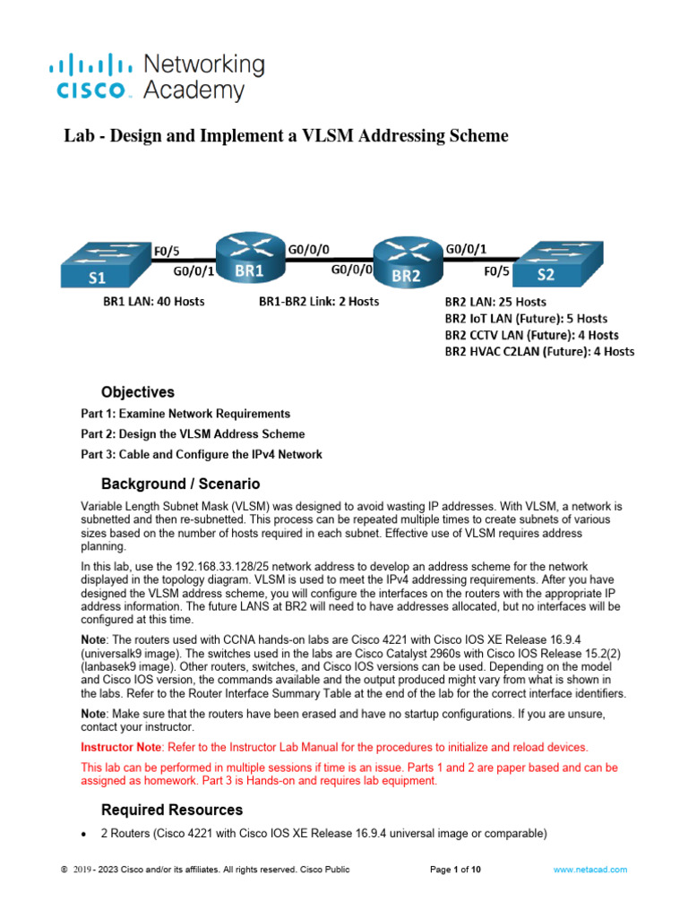 Lab - 20 - 1902073 - Cisco Packet Tracer | PDF | Ip Address | Computer ...