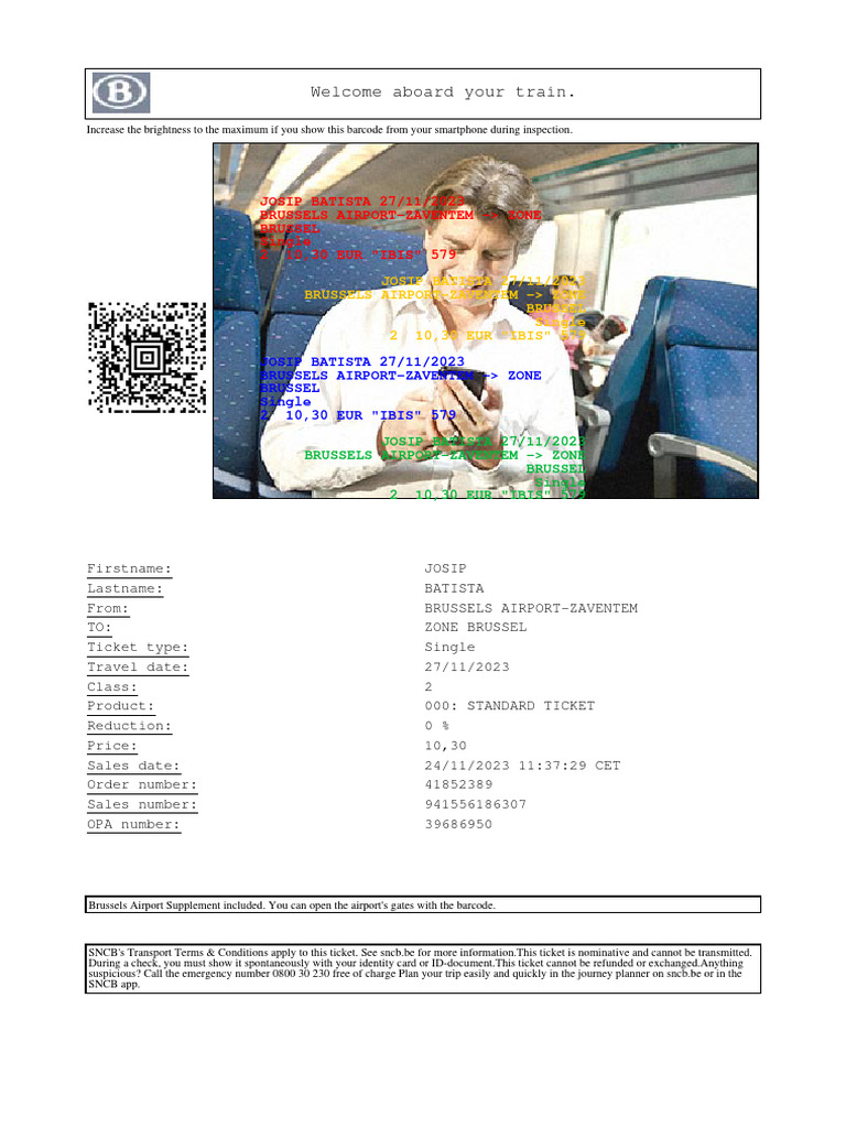 Standard Ticket | PDF | Transport | Public Transport