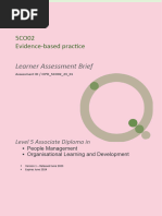CIPD L5 CO03 Assessment Guide 2025 | PDF | Learning