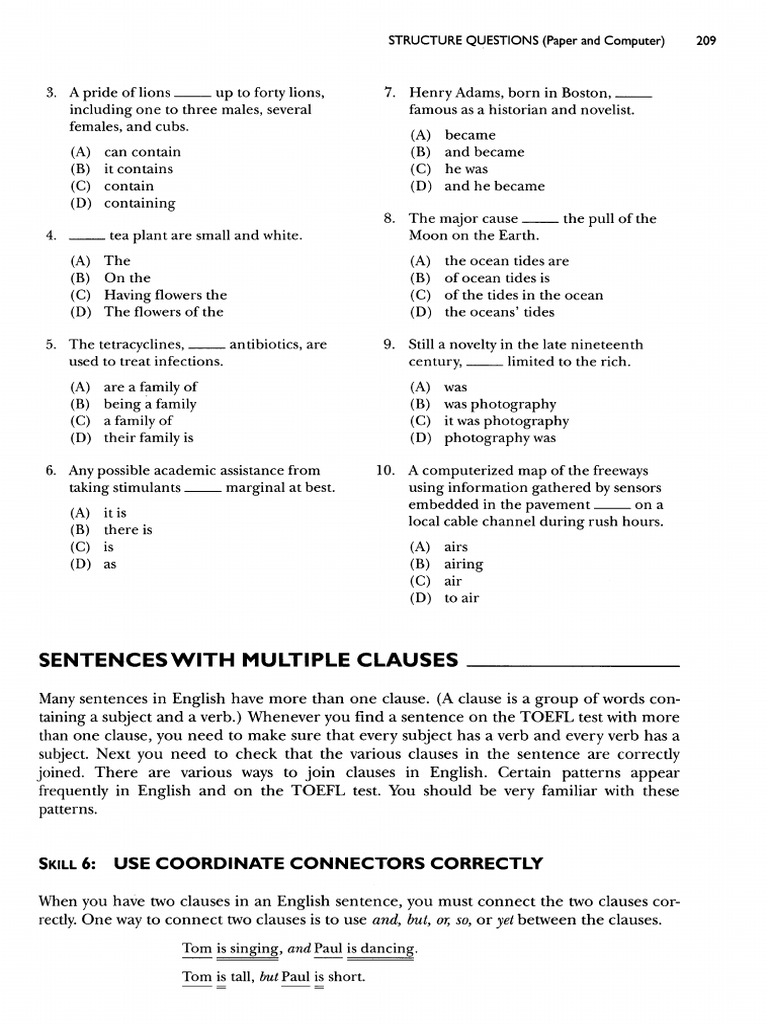 Day 8 Structure and Written Expression-1 | PDF