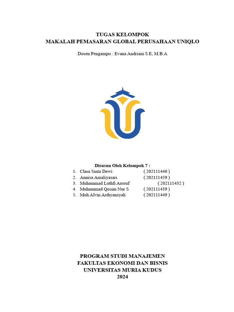 Revisi Makalah Uniqlo | PDF | Bisnis