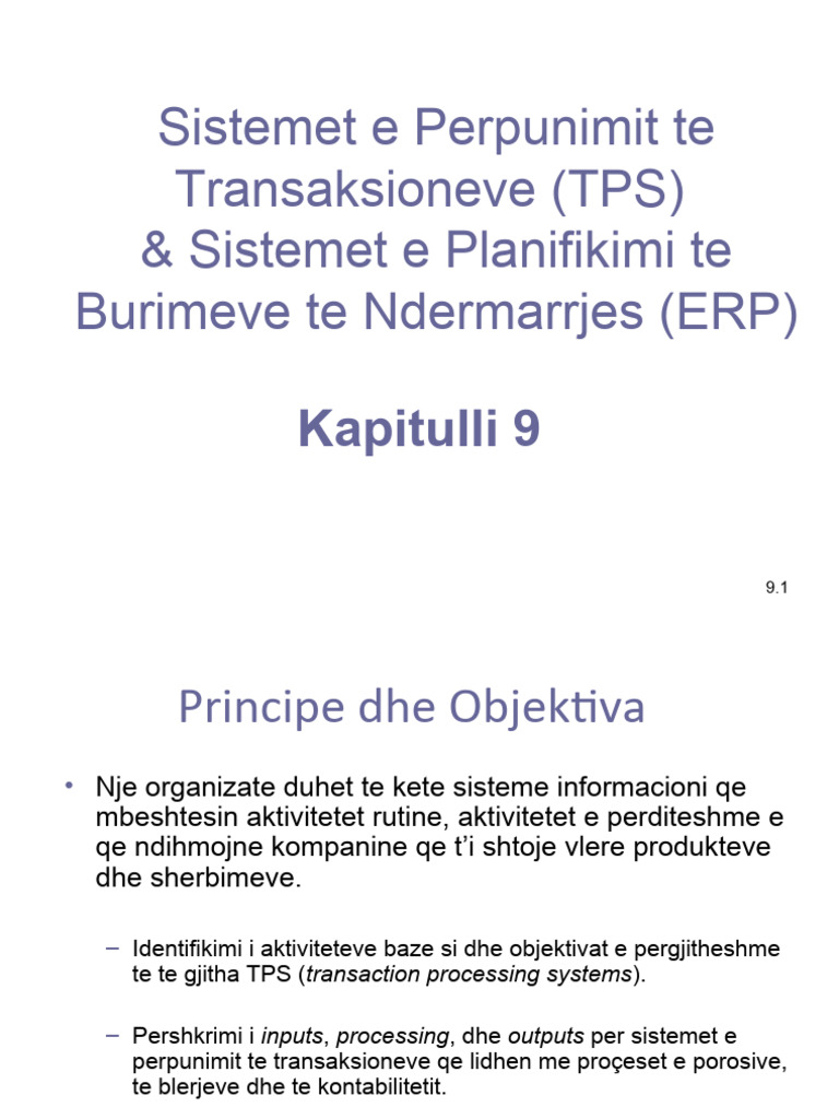 Kap09 - Tps Dhe Errp | PDF