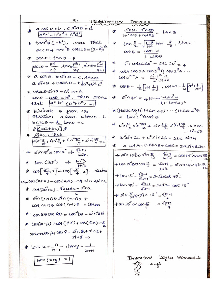 math | PDF | Trigonometric Functions | Special Functions
