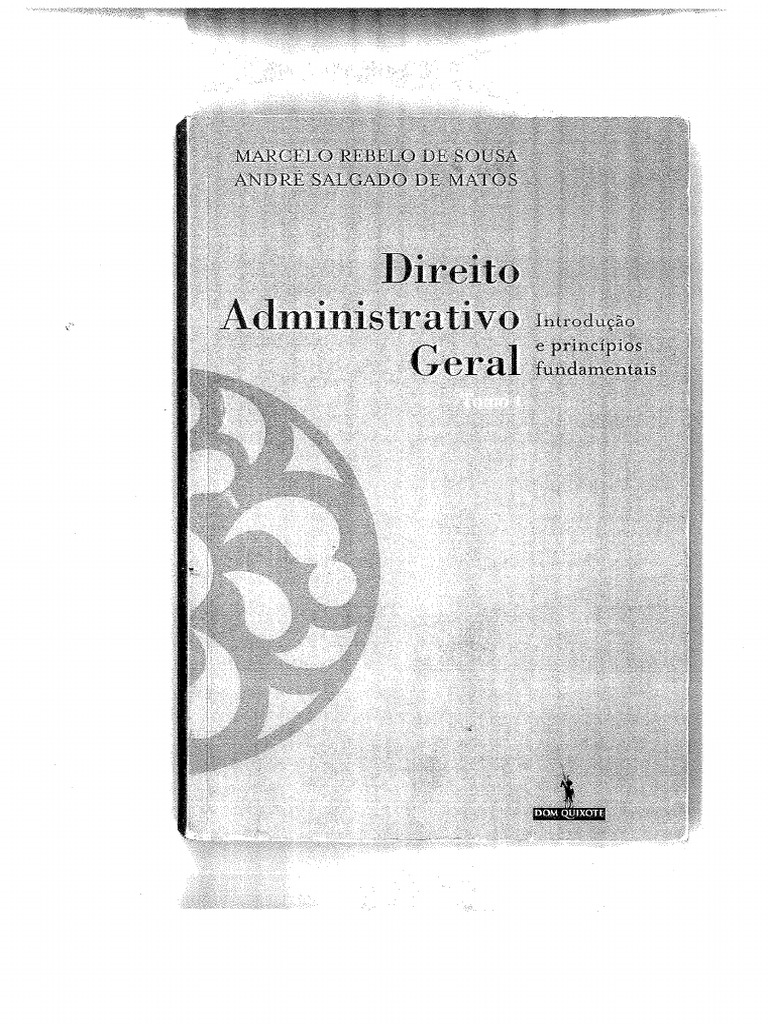 Dadm Bok Dir Administrativo Geral M Rebelo Sousa | PDF