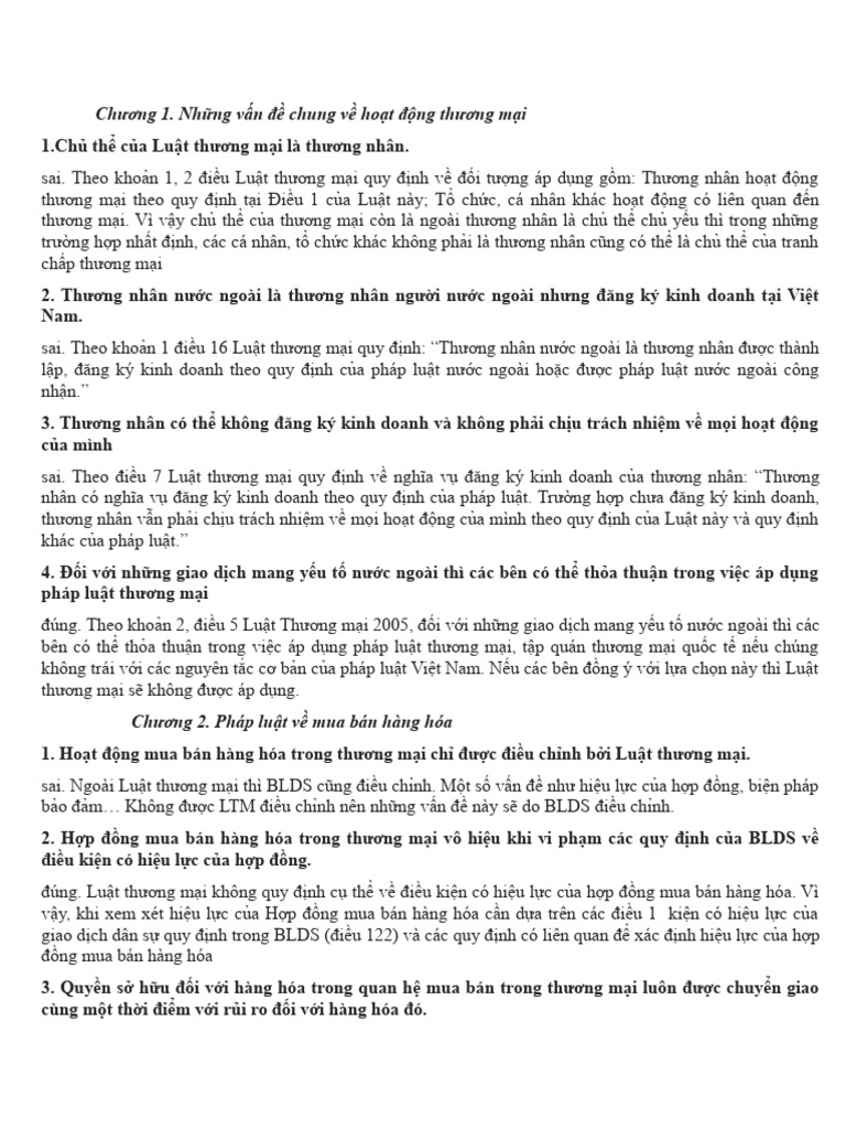 nhận định LTM 2 | PDF