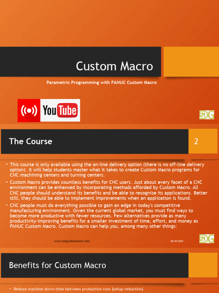 Custom Macro - Course Details | PDF | Multiplication | Variable ...