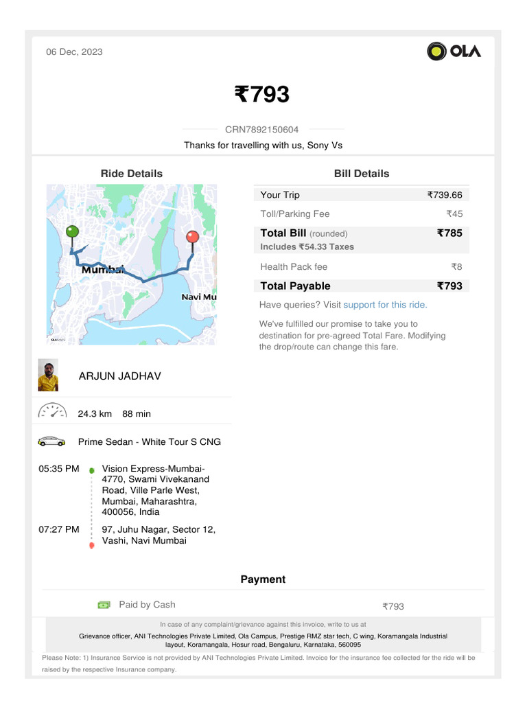 Helibase To Vashi 06 12 23 | PDF | Invoice | Payments