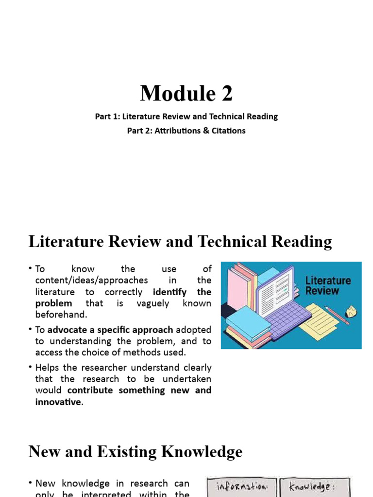 Module 2 | PDF | Citation | Knowledge