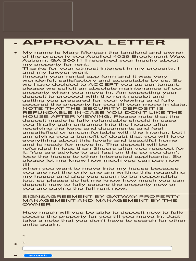 APPROVAL LETTER | PDF