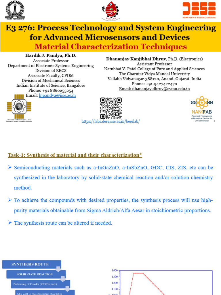 Class #10, 11, 12 - Material Characterization Techniques | Download ...