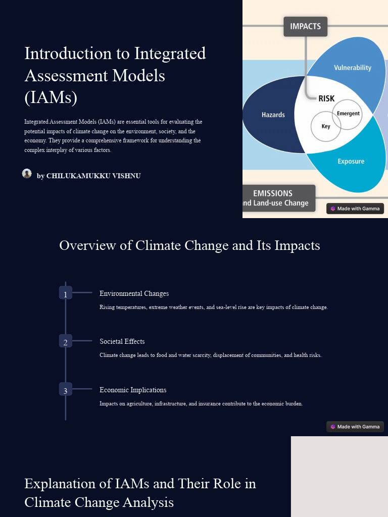 Introduction-to-Integrated-Assessment-Models-IAMs | PDF | Climate Change | Climate