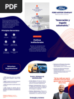 Misión, Visión y Valores de Ford | PDF | Sustentabilidad | Compania de ...