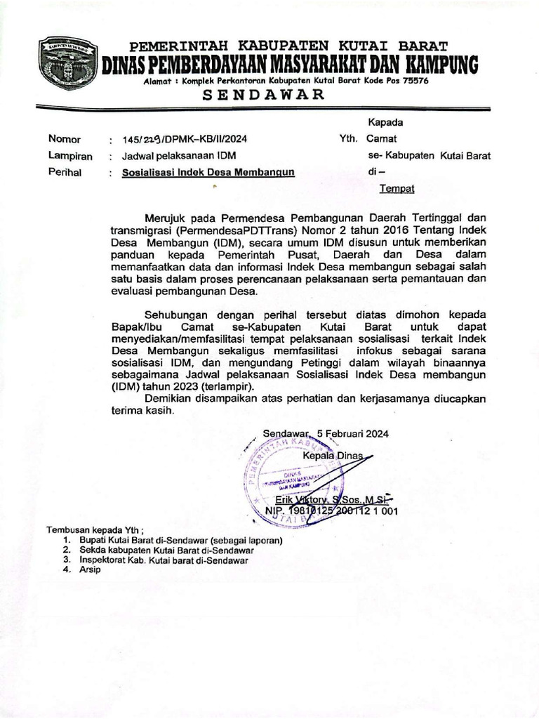 Sosialisasi IDM 2024 | PDF