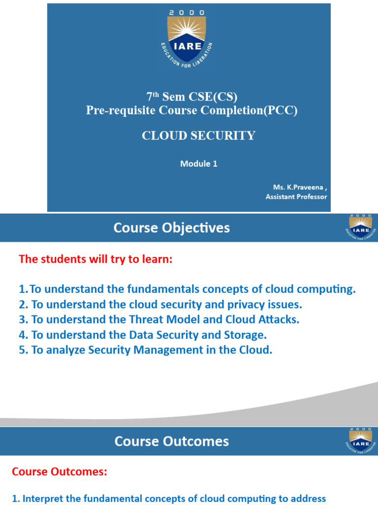 Cloud Security Fundamentals and Challenges | PDF | Cloud Computing ...