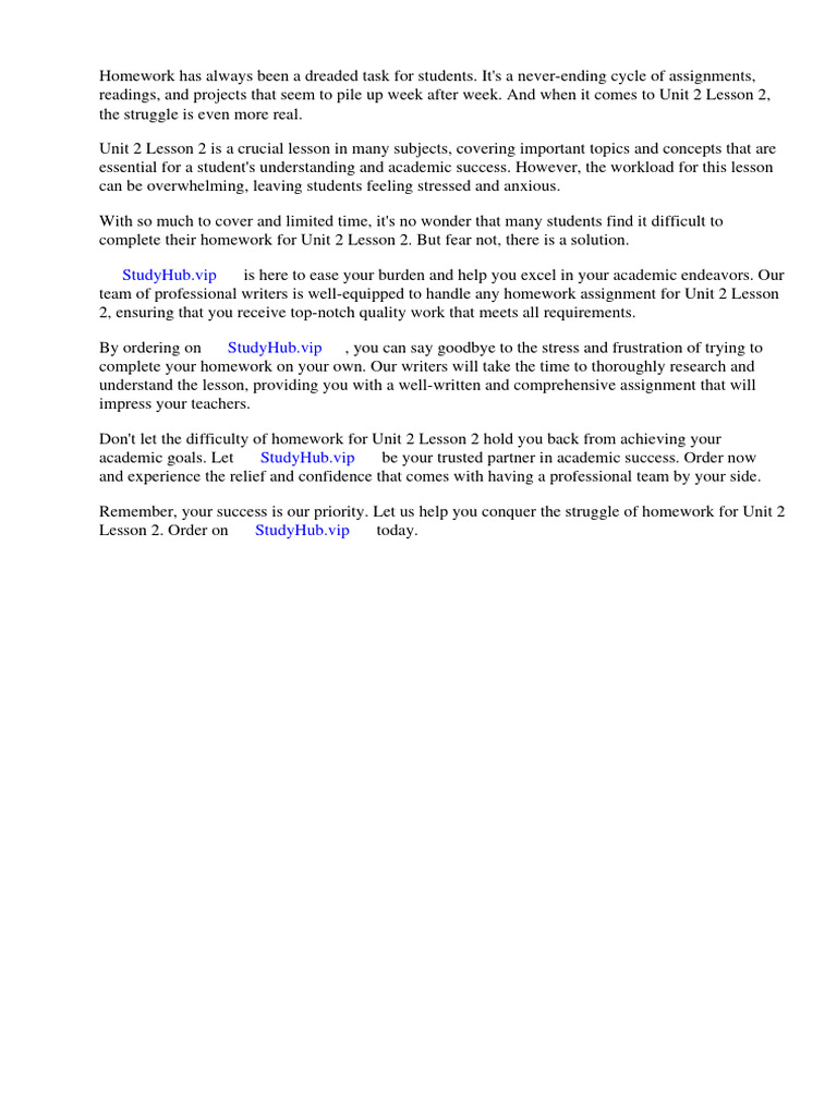 Homework Unit 2 Lesson 2 | Download Free PDF | Numbers | Homework