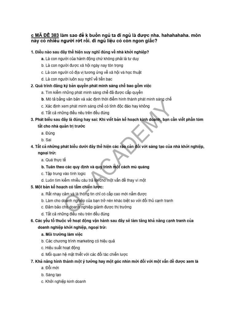 QACADEMY - KNKD K43CQ - 383 Đã G P | PDF