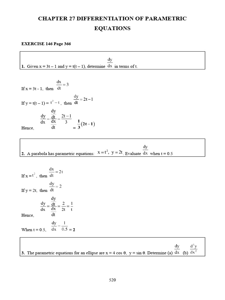 Higher Eng Maths 9th Ed 2021 Solutions Chapter | PDF | Tangent | Equations