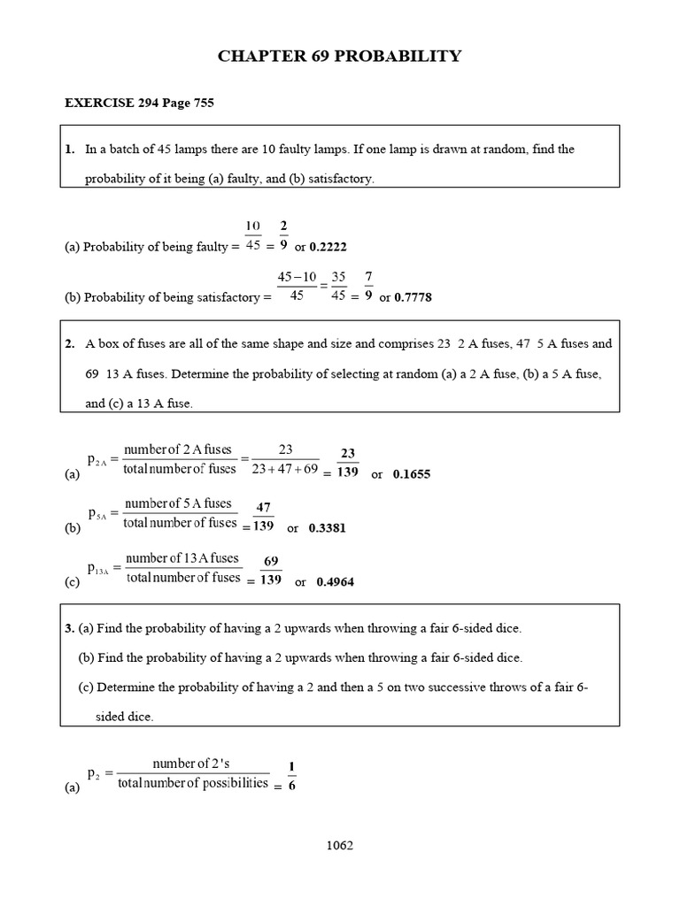 Higher Eng Maths 9th Ed 2021 Solutions Chapter | PDF | Mammography | Cancer