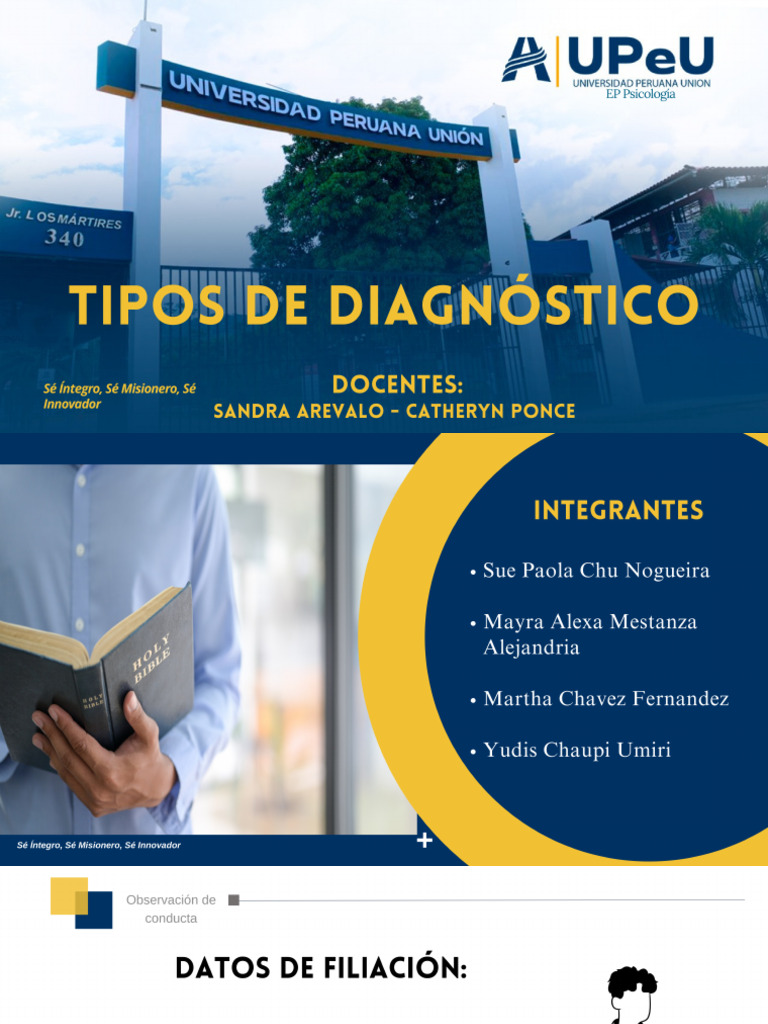 Tipos de Diagnóstico | PDF