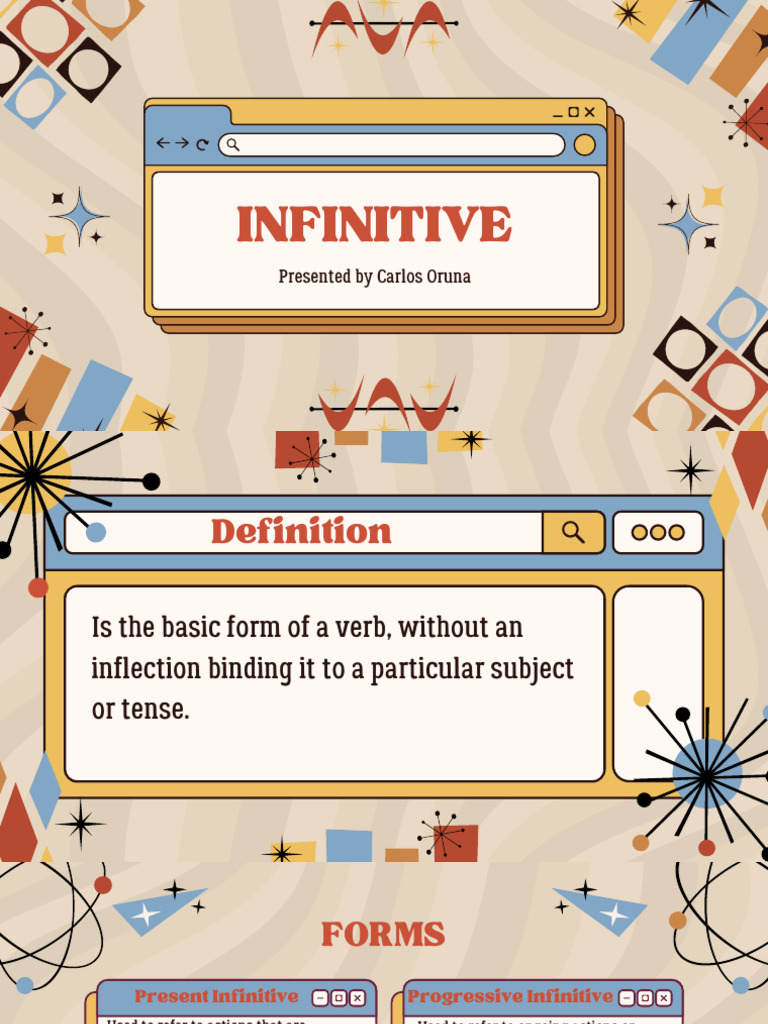 Infinitive 20240304 185617 0000 | PDF | Verb | Perfect (Grammar)