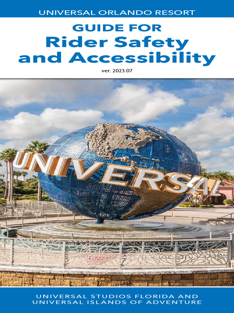 Universal Orlando Riders Guide Es | PDF | Universal Orlando | Seat Belt