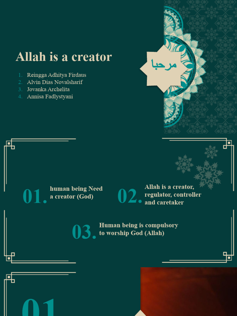 ! Allah is a Creator | PDF | Prophets And Messengers In Islam | Creator ...