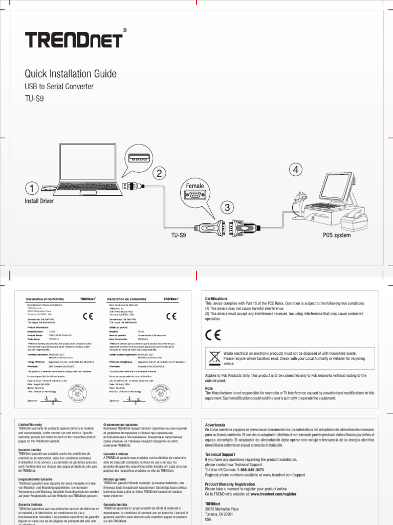 Quick Installation Guide | PDF | Waste