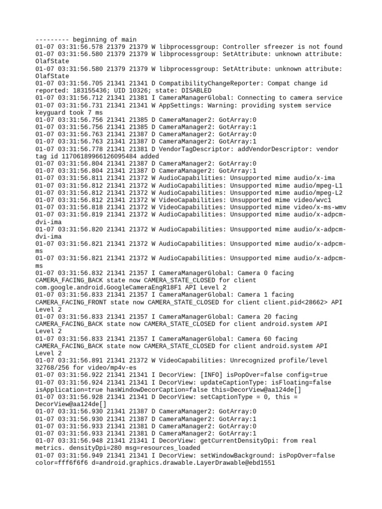 Logcat 1704619916351 | PDF | Computing Platforms | Computer Programming
