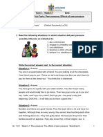 Peer Pressure Lesson Plan for Grade 6 | PDF | Learning | Skill