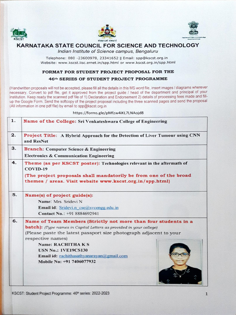 A Hybrid Approach For Liver Tumor Detection Using CNN and Resnet (KSCST) | PDF