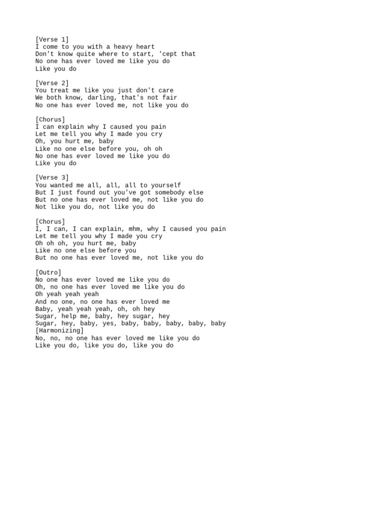 I Can Explain Lyrics | PDF