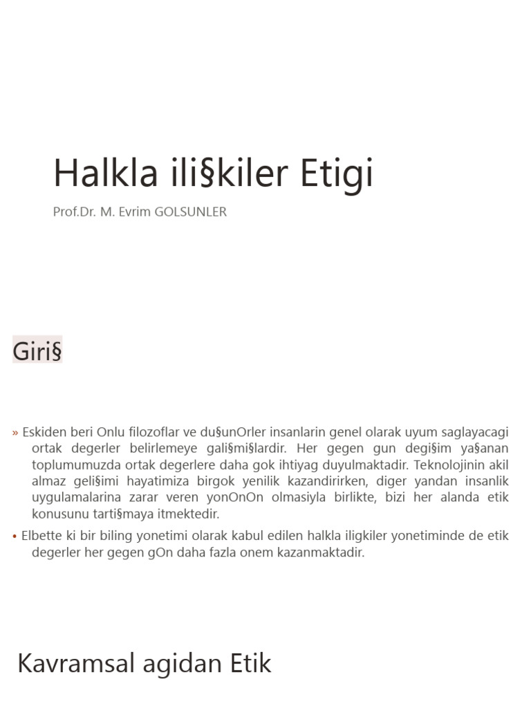 1 Hafta | PDF