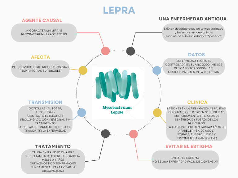 Agente Causal y Transmisión de Lepra | PDF