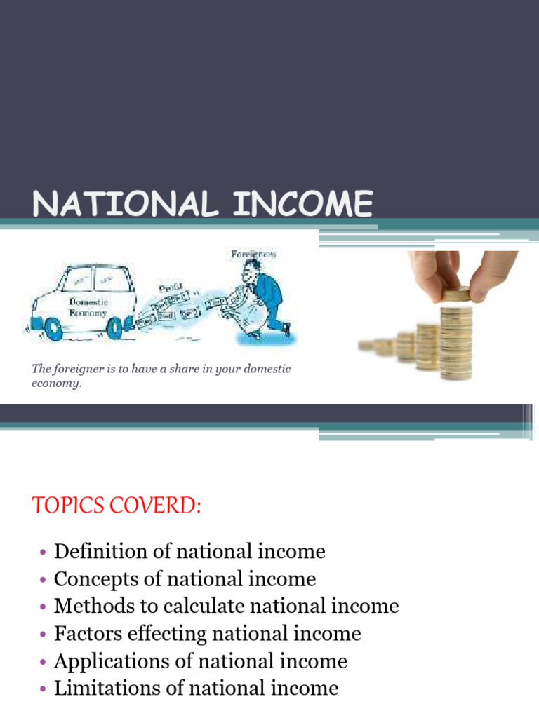 Understanding National Income Concepts | PDF | Measures Of National ...