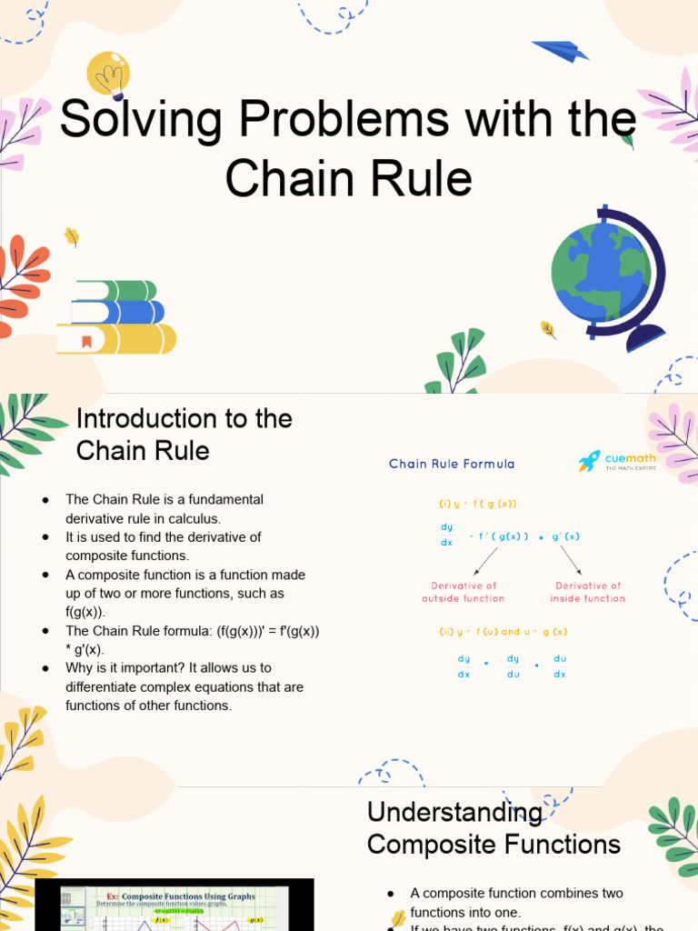 Solve-problems-using-the-Chain-Rule | PDF | Derivative | Function ...