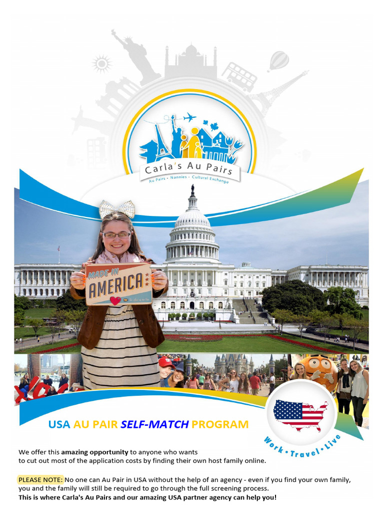 USA Au Pair Self-Match Program Guide | PDF | Child Care | Fee