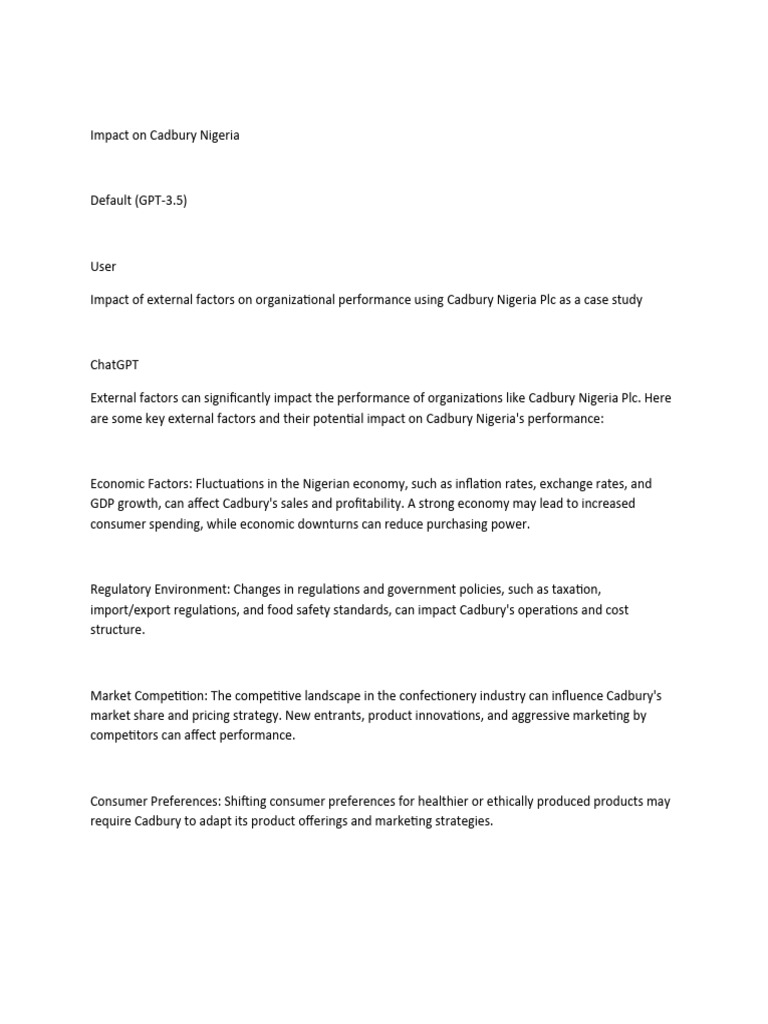 Conceptual Framework of Impact of External Factors | PDF | Consumer ...