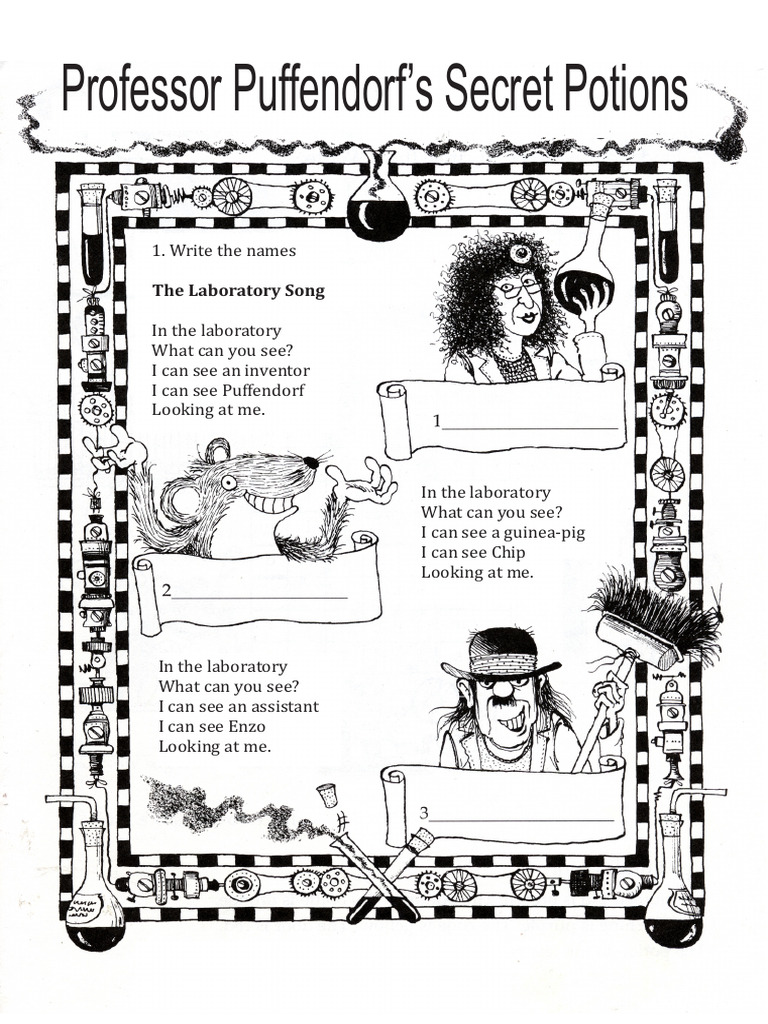 Professor Puffendorf's Potions Adventure | PDF